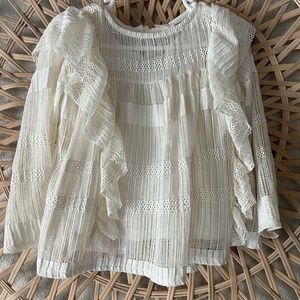 Zara | Shirts & Tops | Zara Girl Lace Top | Poshmark